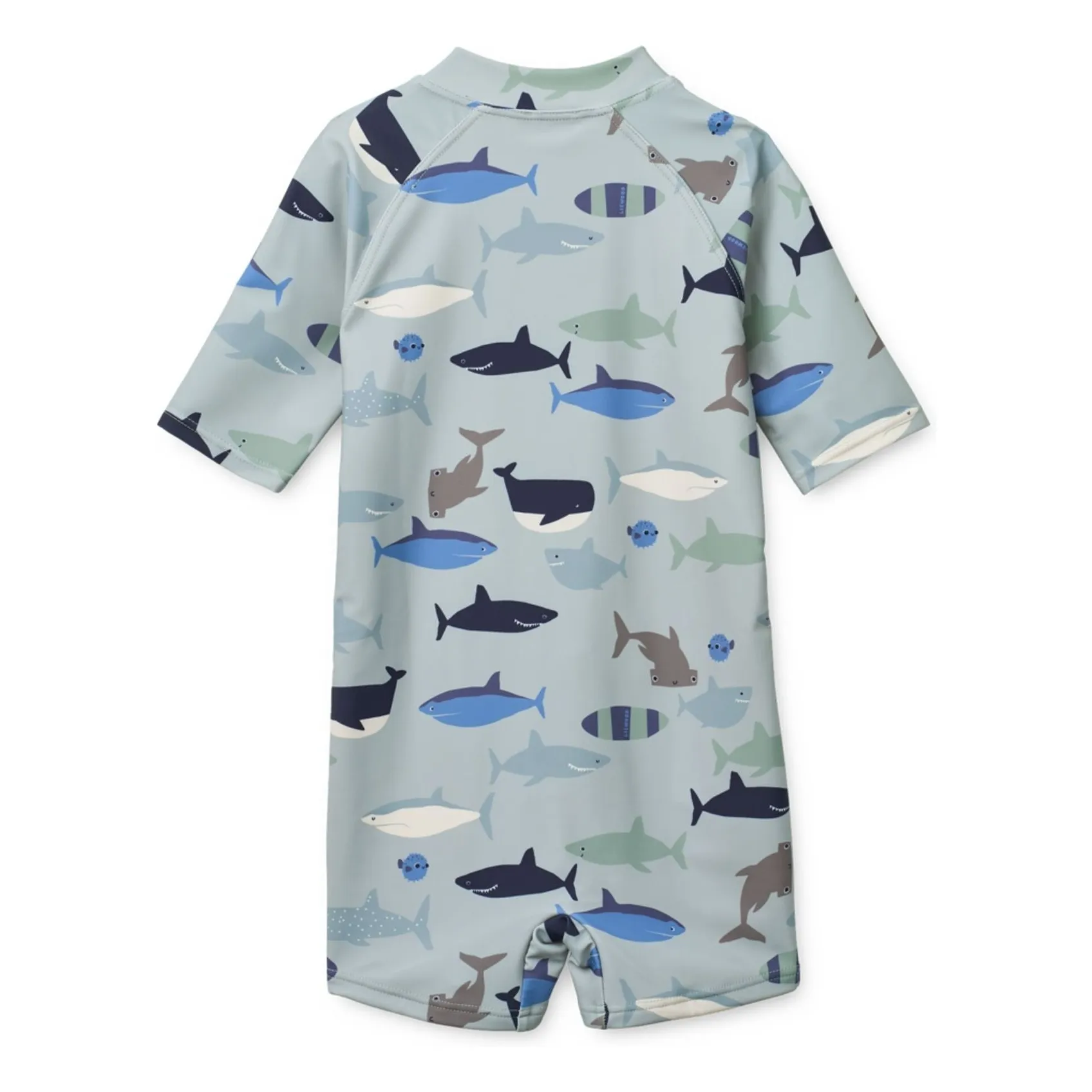 Liewood - Max Sharks UV Protection Swimsuit Recycled Fibers - Light ...