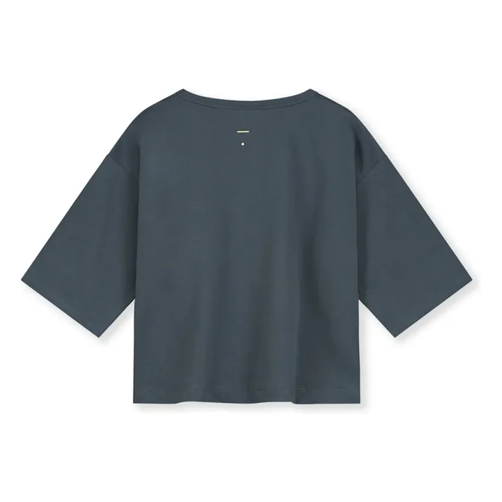 Gray Label - 3/4-sleeve organic cotton T-shirt - Grey blue | Smallable