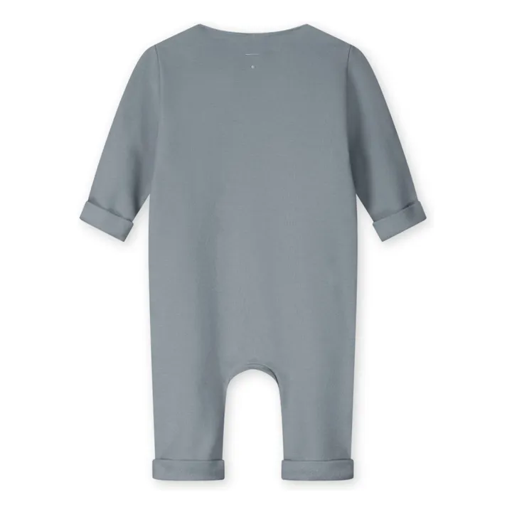 Gray Label - Organic cotton jumpsuit - Ice Blue | Smallable