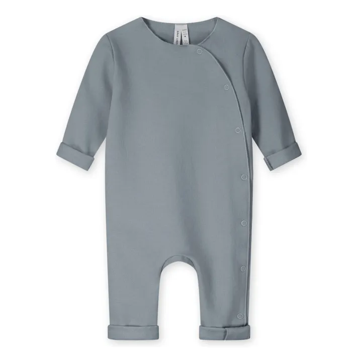Gray Label - Organic cotton jumpsuit - Ice Blue | Smallable