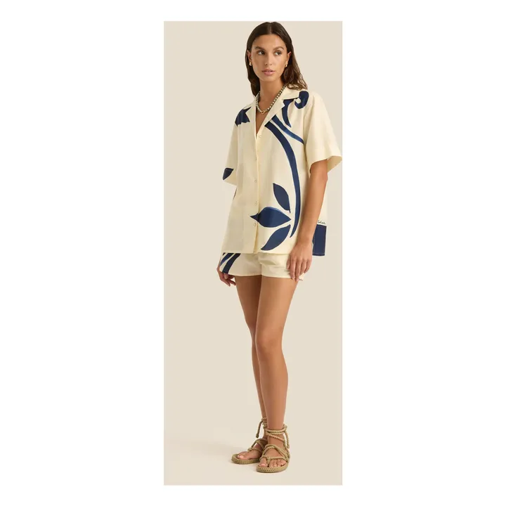 Soleil Soleil - Margot silk shirt - Ecru | Smallable