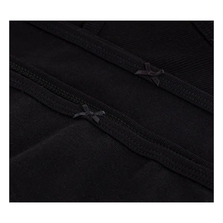 Petit Bateau - 3er-Pack Einheitshöschen aus Bio-Baumwolle - Schwarz ...