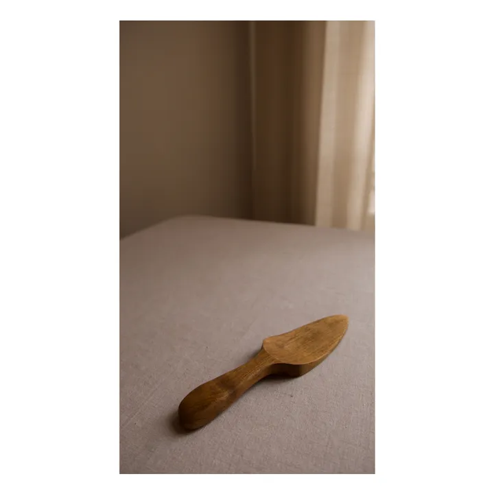 Woodmata - Teak wood pie server - Teak | Smallable