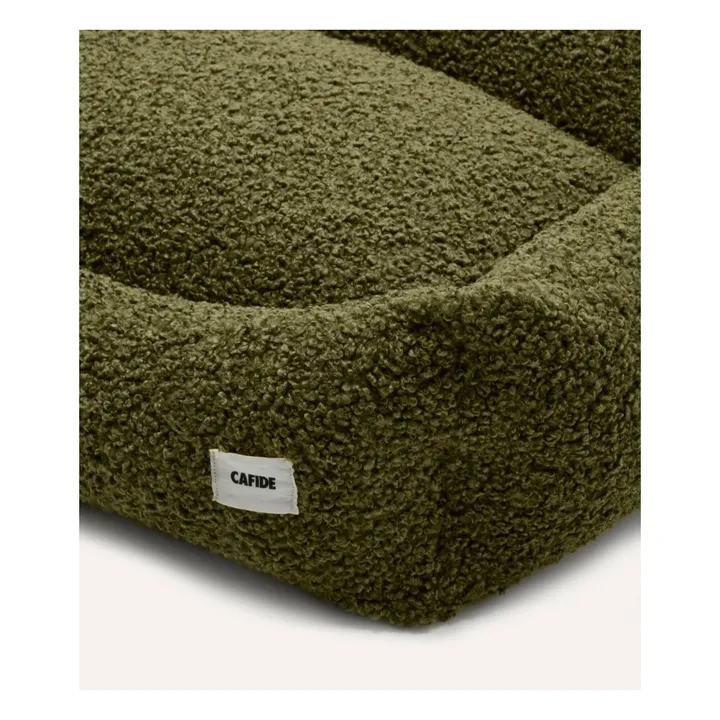 Cafide - Snozy terry dog bed - Green | Smallable