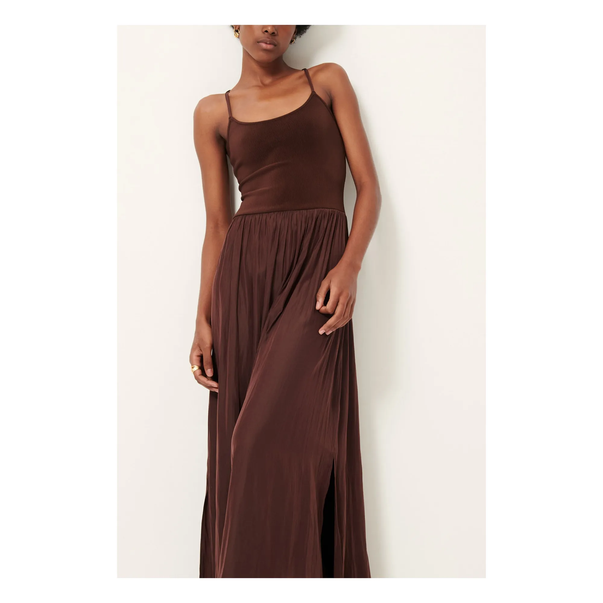 Sessùn - Sweet Mambo Recycled Fiber Dress - Brown | Smallable