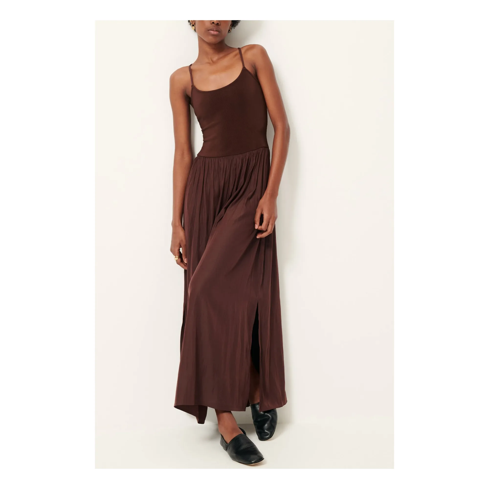 Sessùn - Sweet Mambo Recycled Fiber Dress - Brown | Smallable
