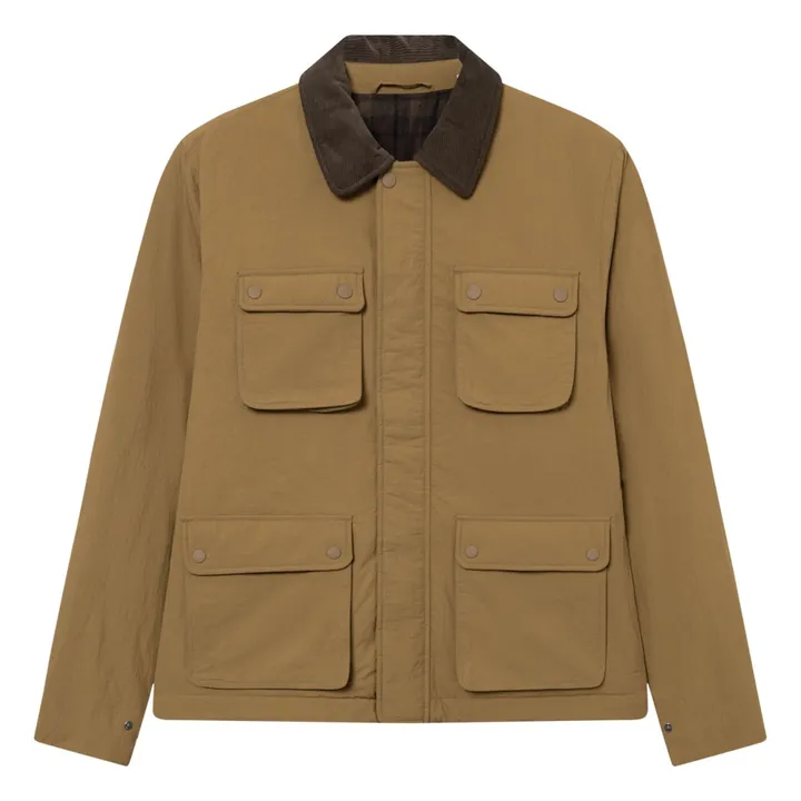 Les Deux - Nero Tech Jacket Contrast Collar Jacket - Camel | Smallable