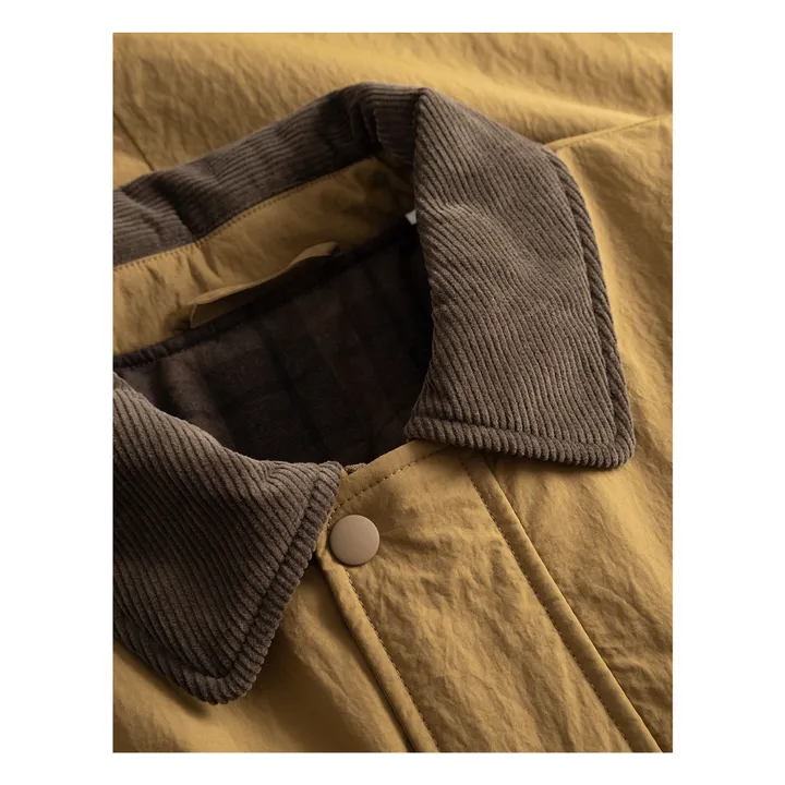 Les Deux - Nero Tech Jacket Contrast Collar Jacket - Camel | Smallable