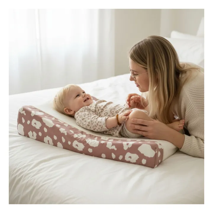 Béaba - Housse de matelas à langer Sofalange - Vieux Rose | Smallable