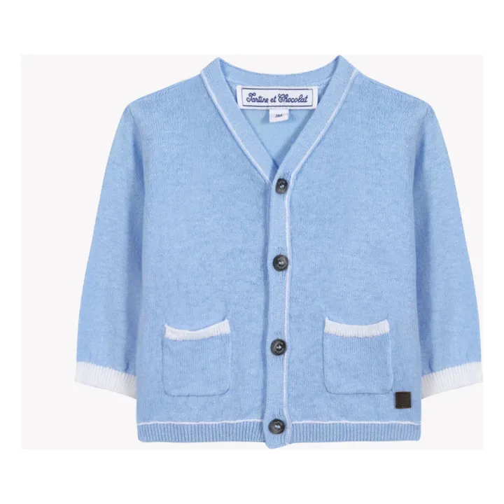 Tartine et Chocolat - Cardigan Pockets - Light blue | Smallable