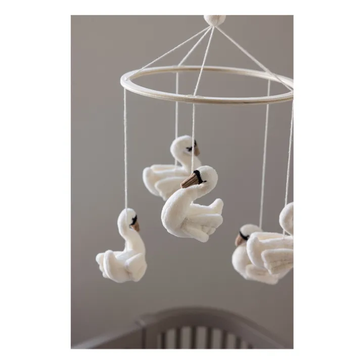 Sebra - Mobile Cygnes - White | Smallable