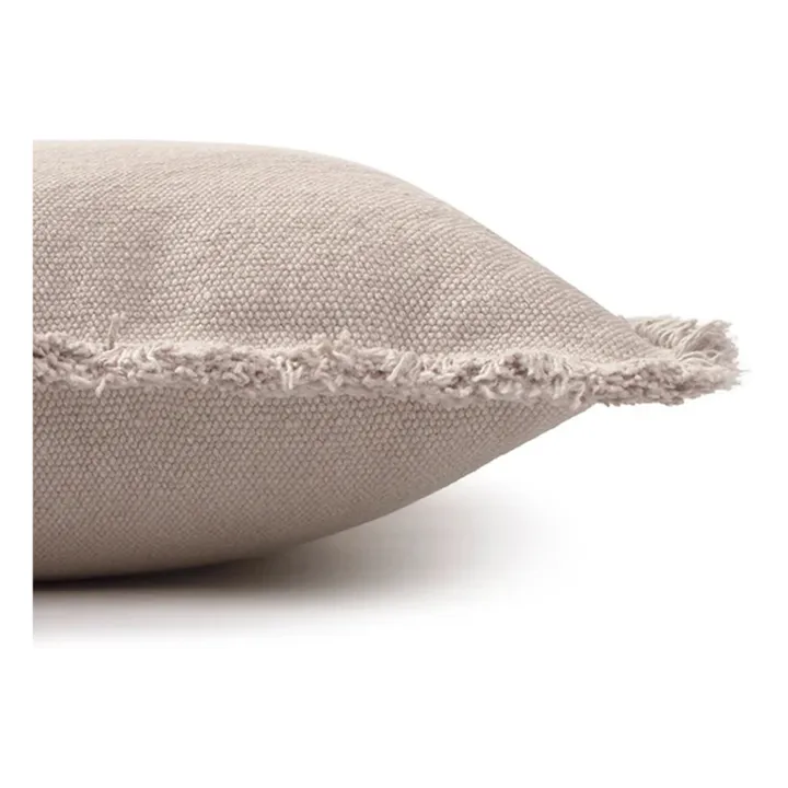 Lorena Canals - Stonewashed square cushion - Pearl grey | Smallable