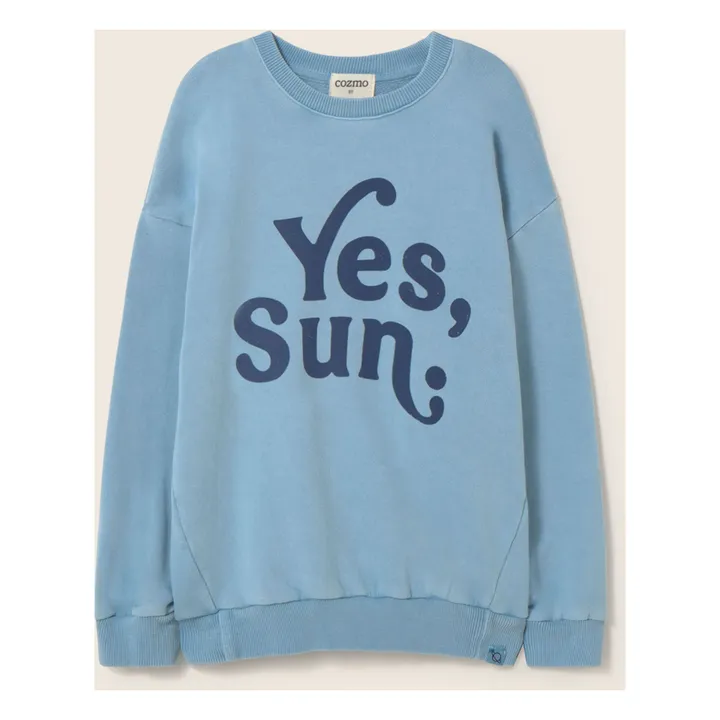 Cozmo - Sweat Atlas Yes Sun - Light blue | Smallable