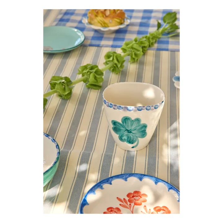 Rice - Ceramic mug Shamrock - Ecru | Smallable