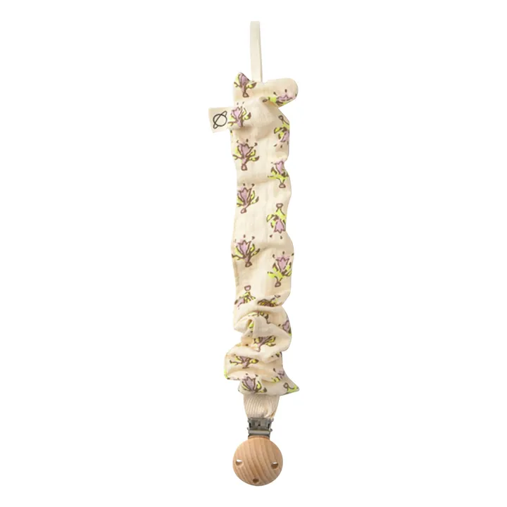 Cozmo - Barette Dummy Fleurie Organic Cotton - Lavender | Smallable