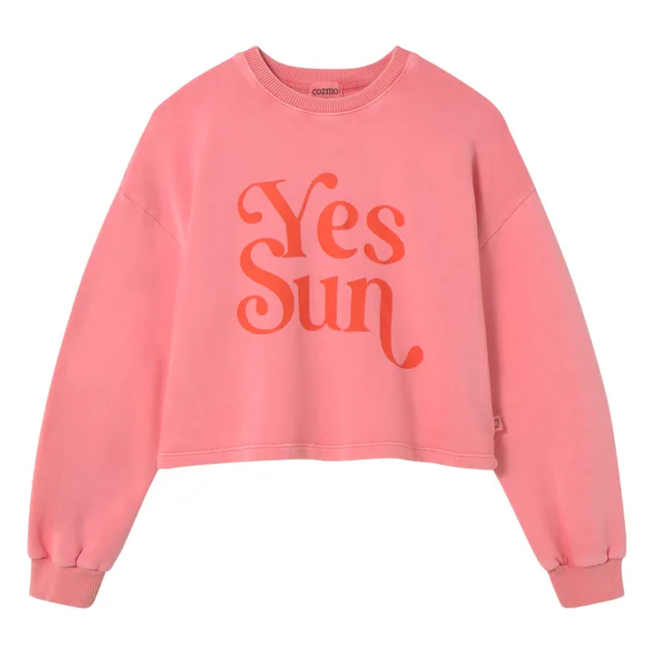 Cozmo - Sweat Vega Yes Sun - Candy pink | Smallable