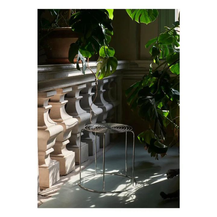 & Tradition - Wire VP11 stool, Verner Panton - Silver | Smallable