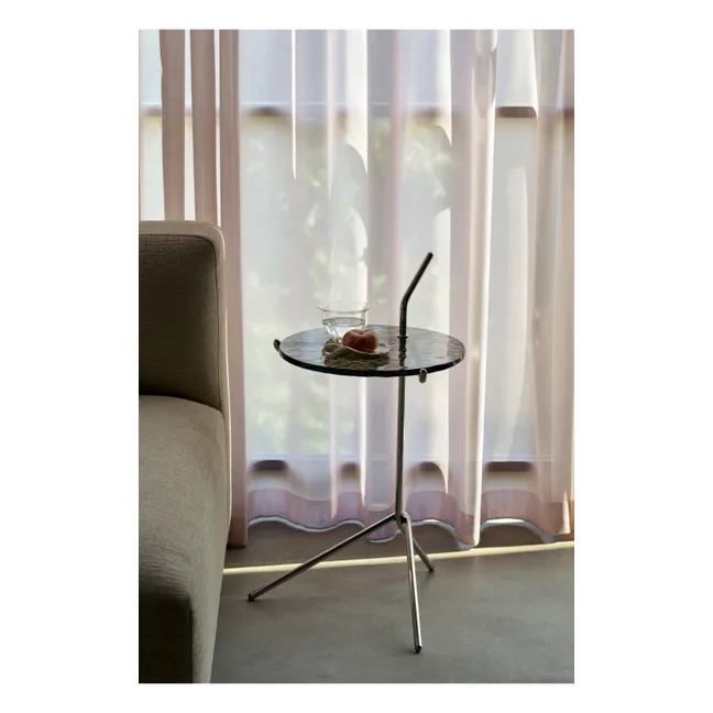 & Tradition - Halten SH9 side table, Sebastian Herkner - Green Marble ...