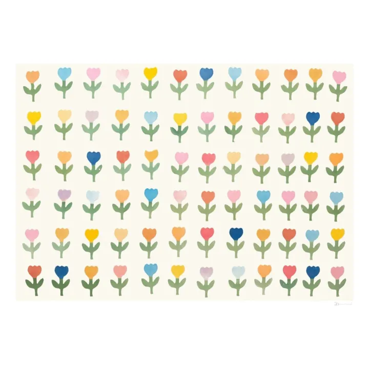 Poster and Frame - 72 Flowers poster | Smallable