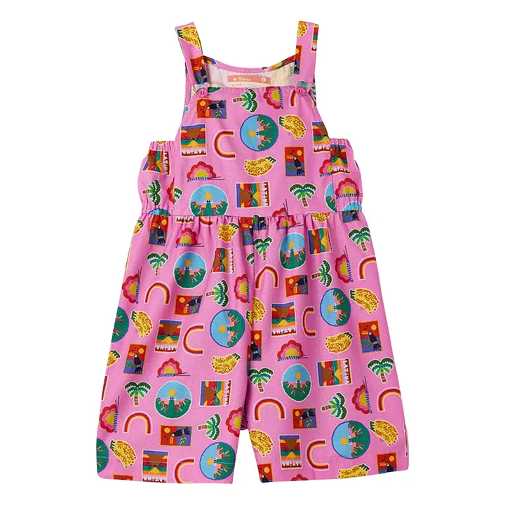 Fabula - Rainbow overalls - Pink | Smallable