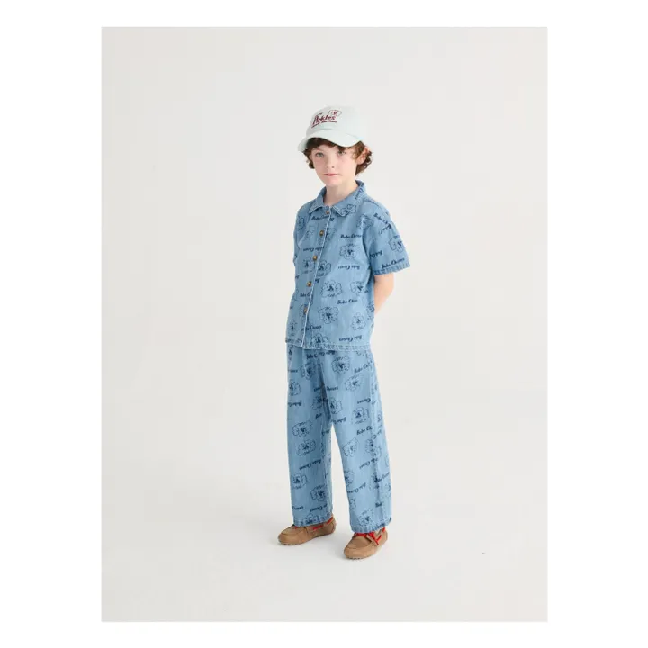 Bobo Choses - Denim Dog Shirt - Light Blue | Smallable