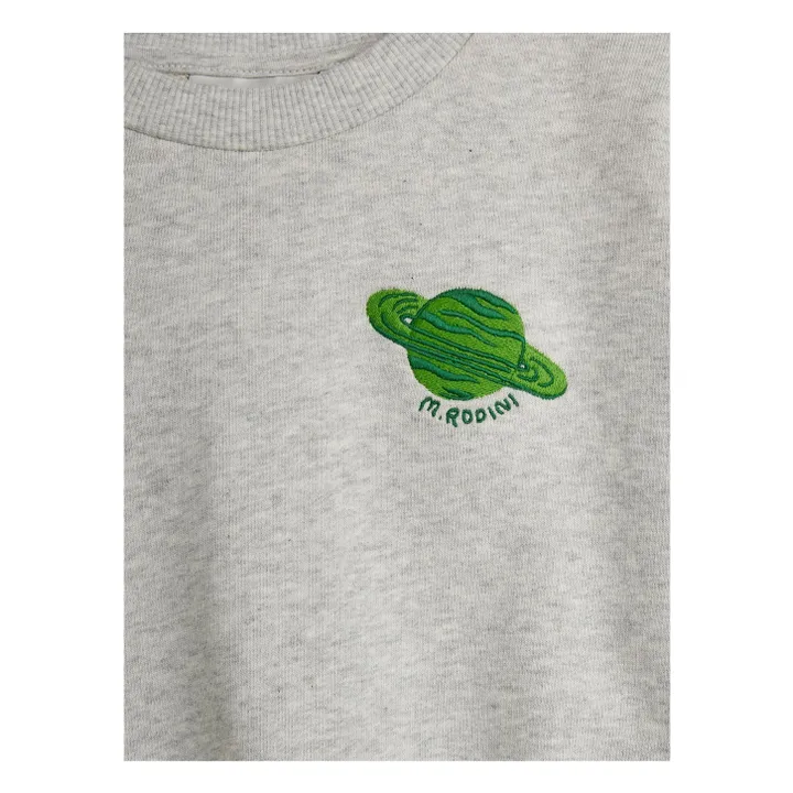 Mini Rodini - Planète Coton Bio sweatshirt - Heather grey | Smallable