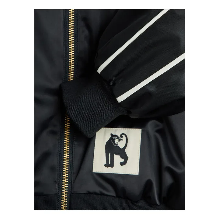 Mini Rodini - Alien Satin Recycled Fiber Baseball Jacket - Black ...