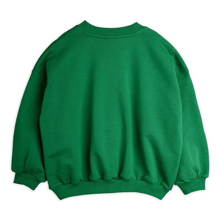 Mini Rodini - Sweat Travel Agency Organic cotton - Green | Smallable