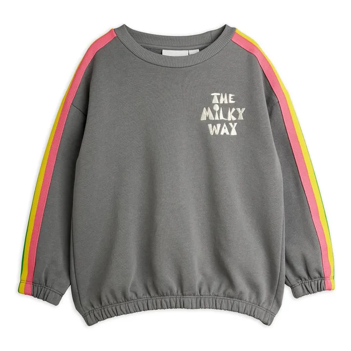 Mini Rodini - Arc en Ciel organic cotton sweatshirt - Grey | Smallable