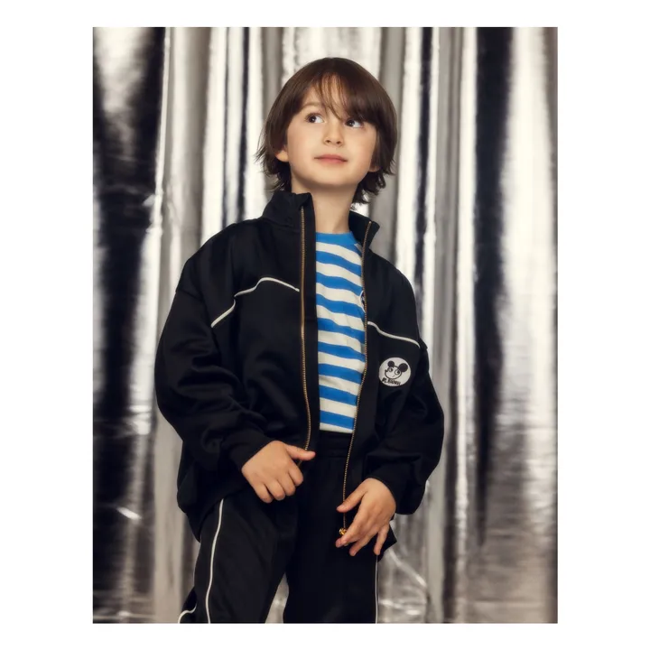 Mini Rodini - Recycled Fiber Patch Sweatpants - Black | Smallable