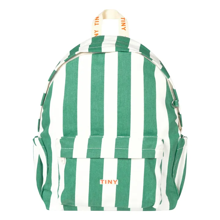 Tinycottons - Striped Backpack - Green | Smallable
