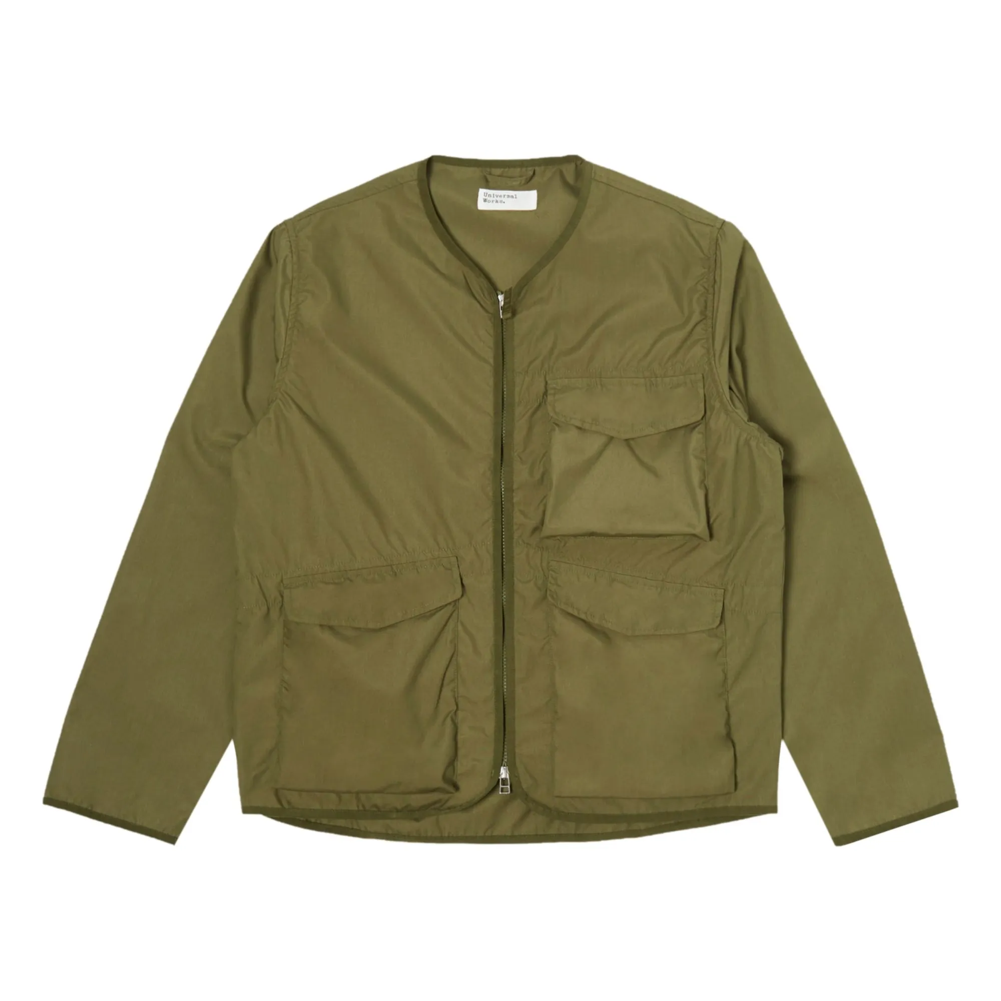 Universal Works - Parachute Jacket Fibres Reyclées - Olive green ...