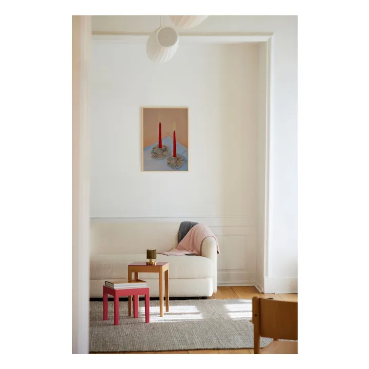 Paper Collective - Affiche Lucky Light, Beth Kay - Rouge | Smallable