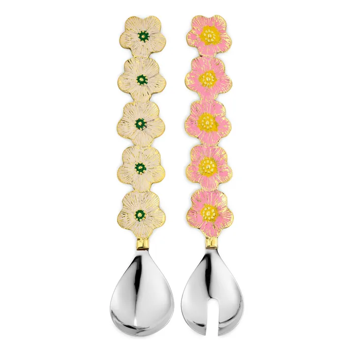 Doing Goods - Salatbesteck Faye - 2er-Set - Beige | Smallable