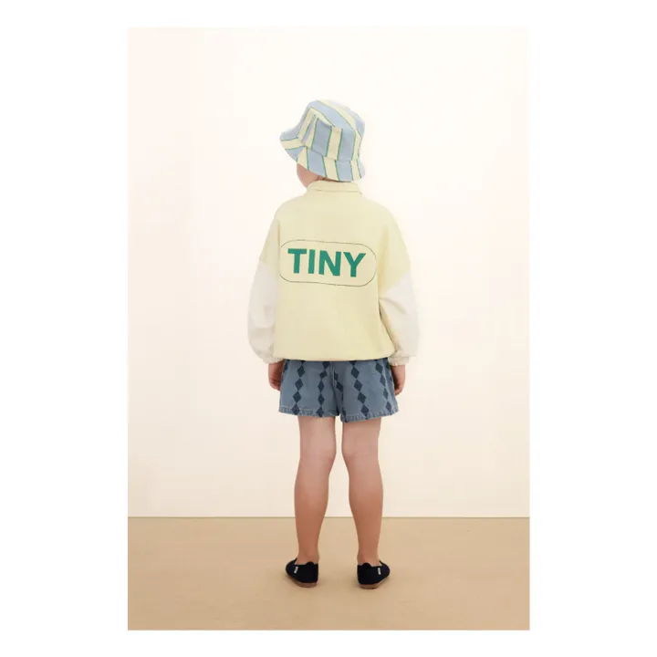 Tinycottons - Short Denim Losanges - Bleu | Smallable