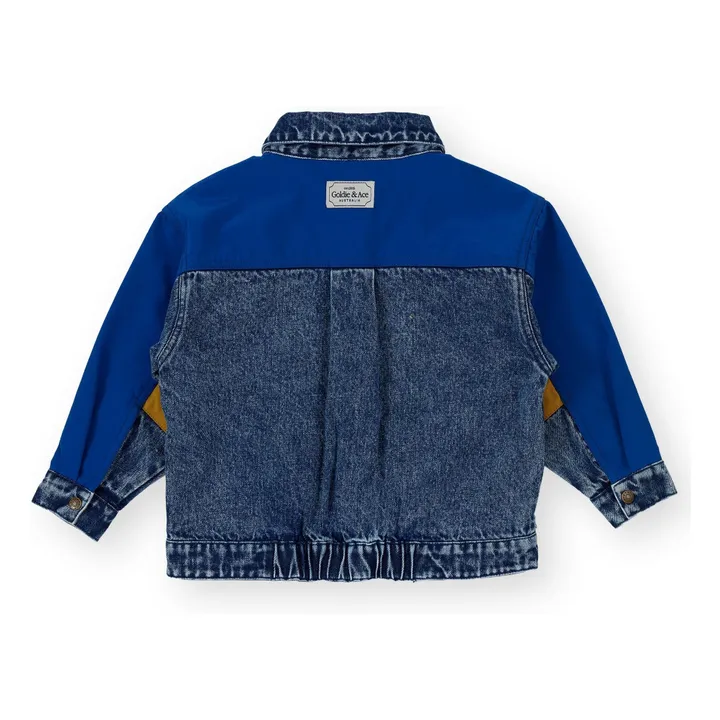 Goldie + Ace - Colorblock Vintage Denim Jacket - Blue | Smallable