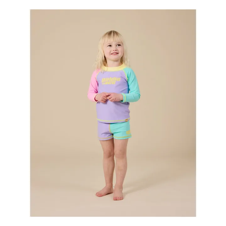 Goldie + Ace - Paradise UV Protection Bath T-Shirt - Mauve | Smallable