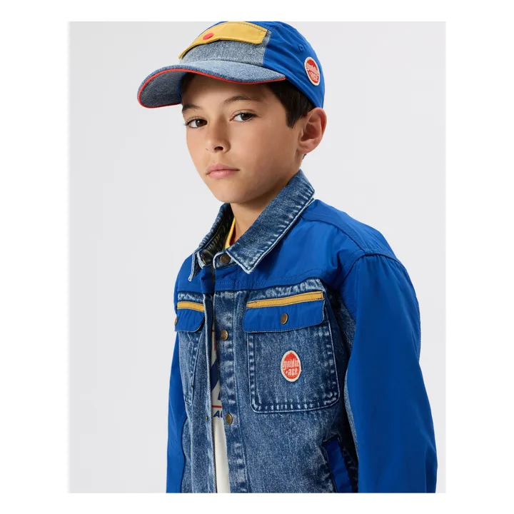 Goldie + Ace - Colorblock Vintage Denim Jacket - Blue | Smallable