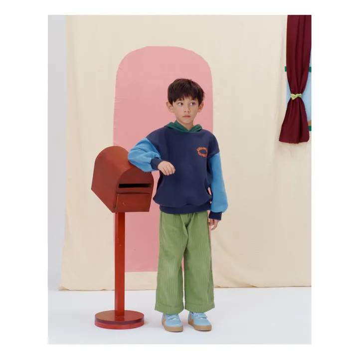 Veja - Scratch Sneakers Small V-90 Leather O.T. - Light Blue | Smallable