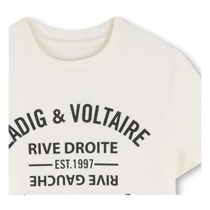 Zadig & Voltaire - Logo Art Is Truth T-shirt - Ecru | Smallable