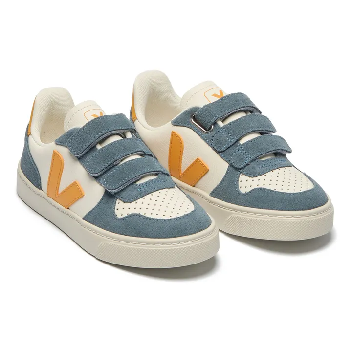 Veja - Sneakers Scratch Small V-10 Leder - Blau | Smallable