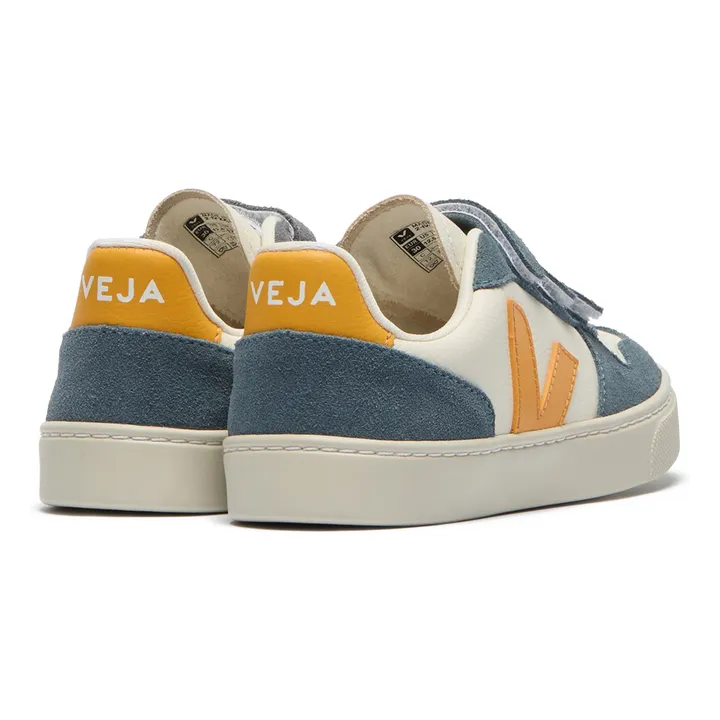 Veja - Sneakers Scratch Small V-10 Leder - Blau | Smallable