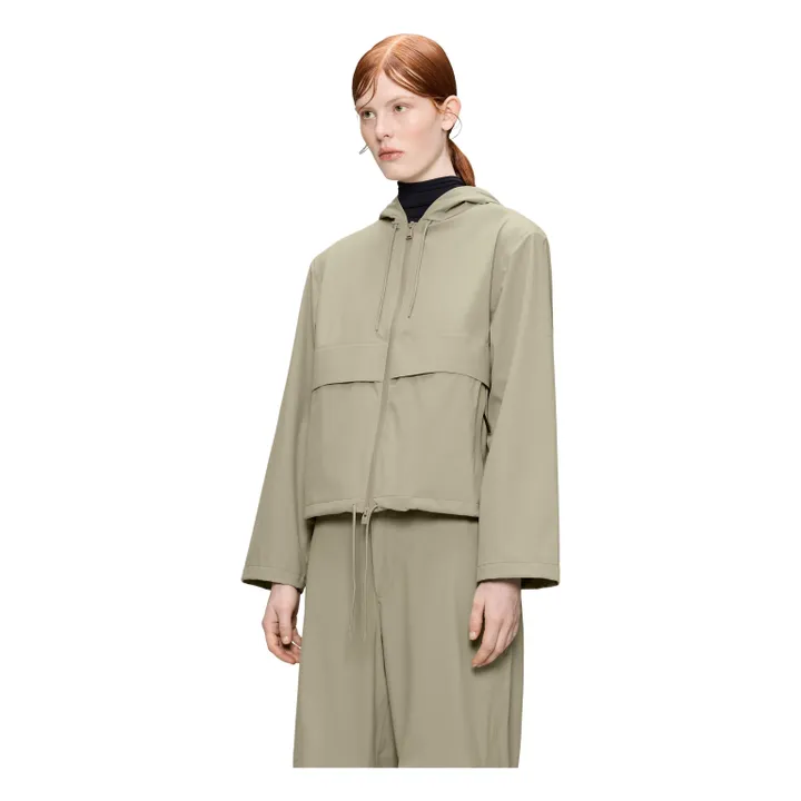 Rains - Suva Hardshell Short String Jacket W3 - Beige | Smallable