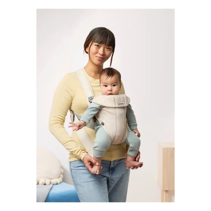 BabyBjörn - Mini mesh baby carrier - Cream | Smallable