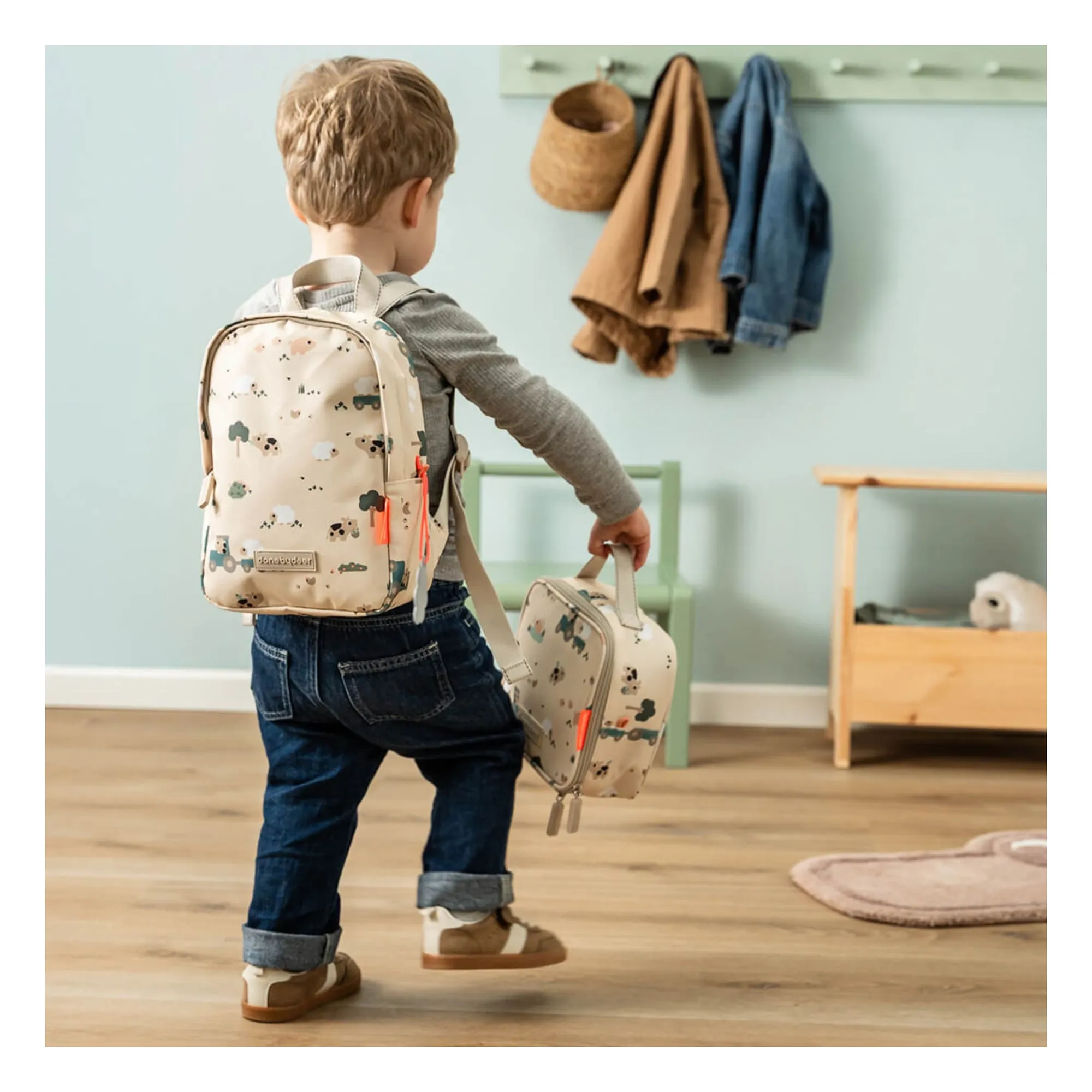 Done by deer - Mini Farm backpack - Sand | Smallable