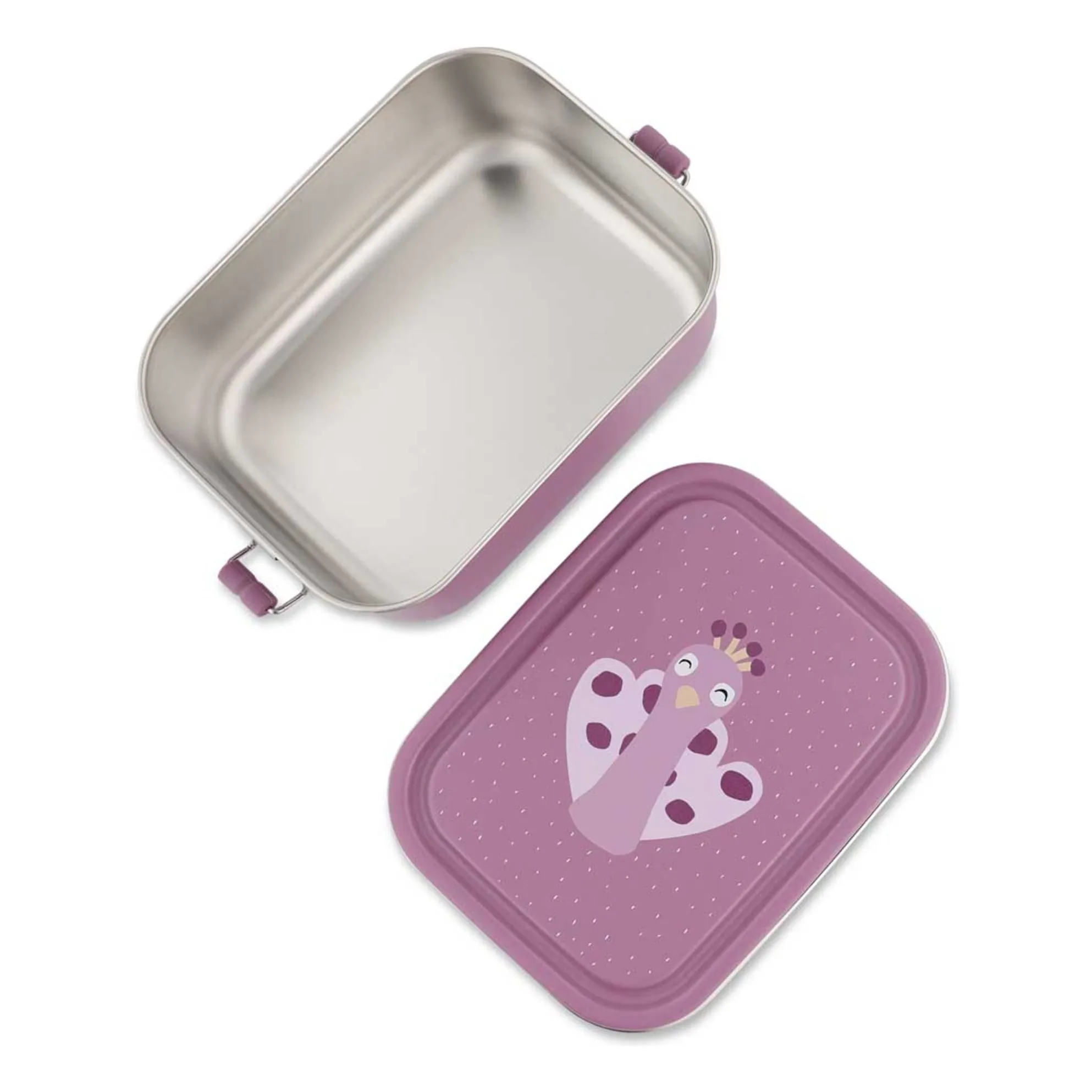Trixie - Mrs. Peacock Small Lunch Box - Purple | Smallable