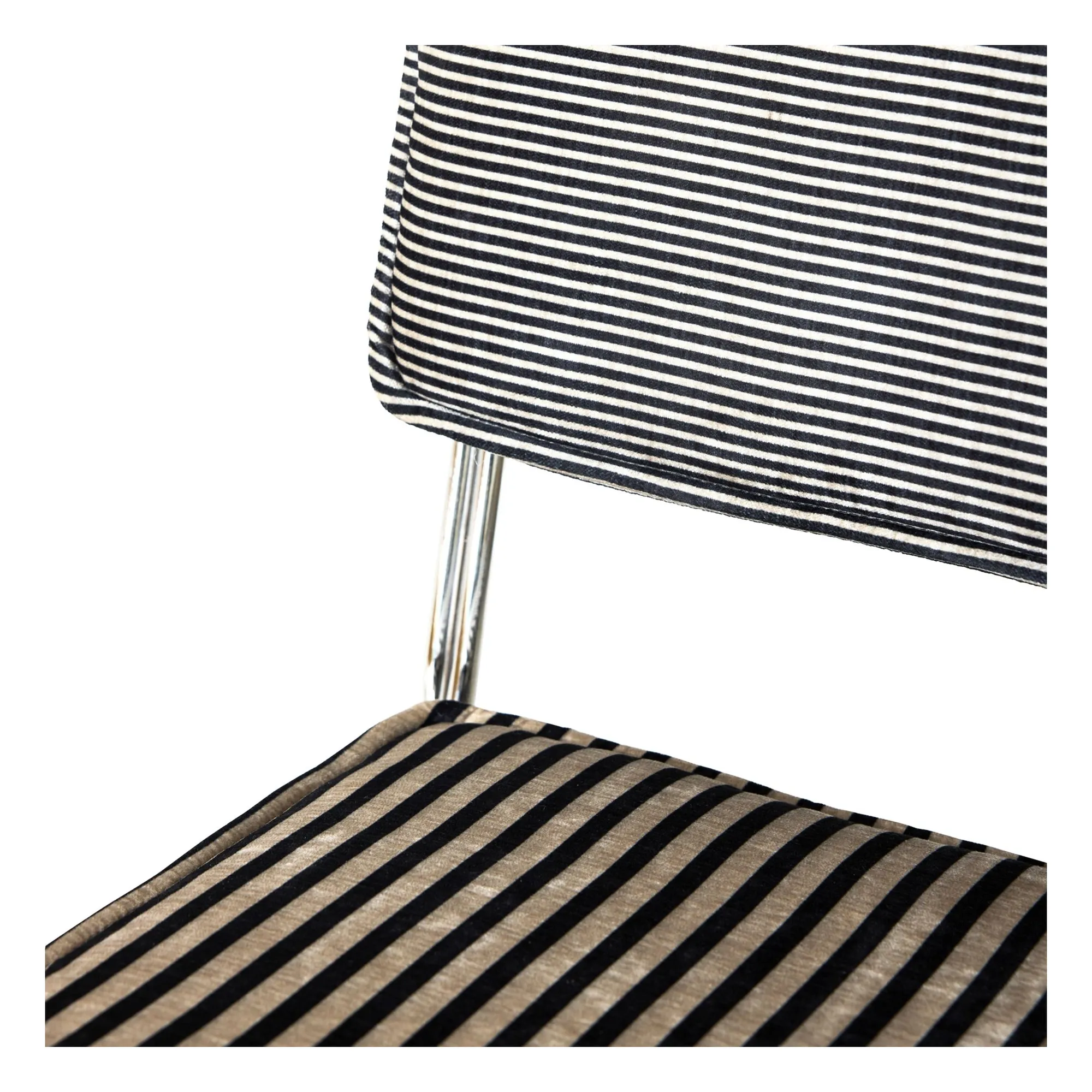 HKliving - Sedie a righe senza fine - Set di 2 - Grigio | Smallable