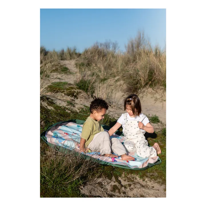 Play and Go - Bag / Noomad outdoor play mat - Park - Green | Smallable