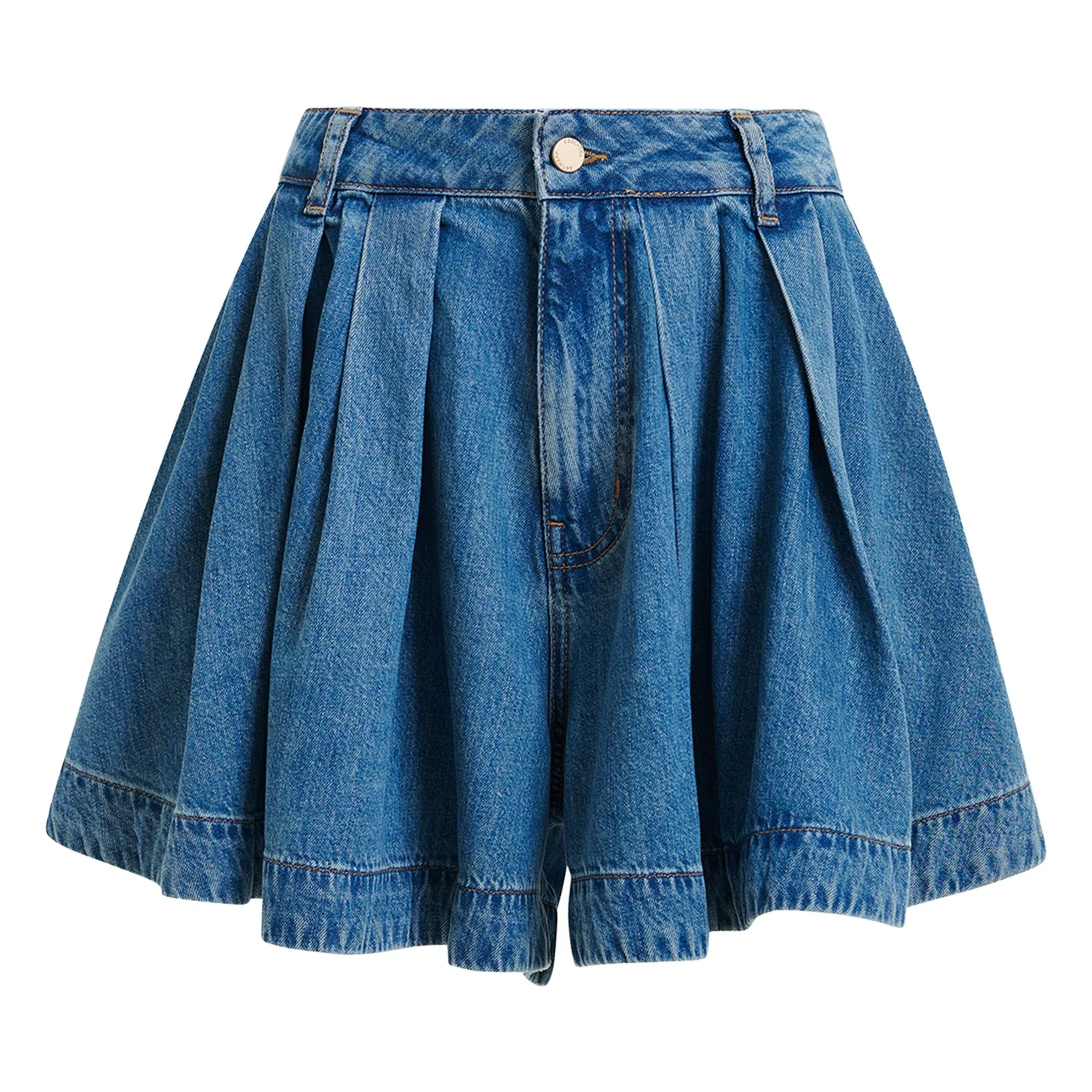 Essentiel Antwerp - Joss Organic Cotton Shorts - Blue | Smallable