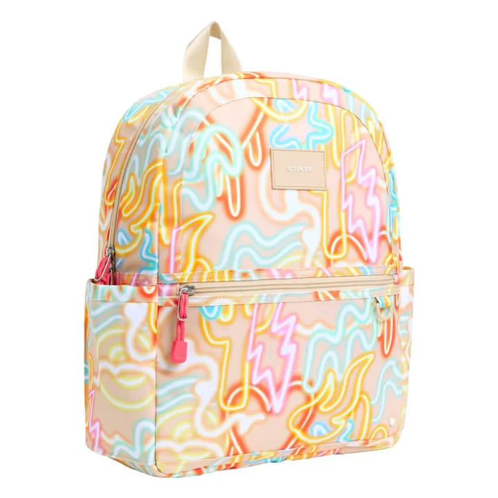 State Bags - Neon Two Pocket Backpack - Yellow | Smallable